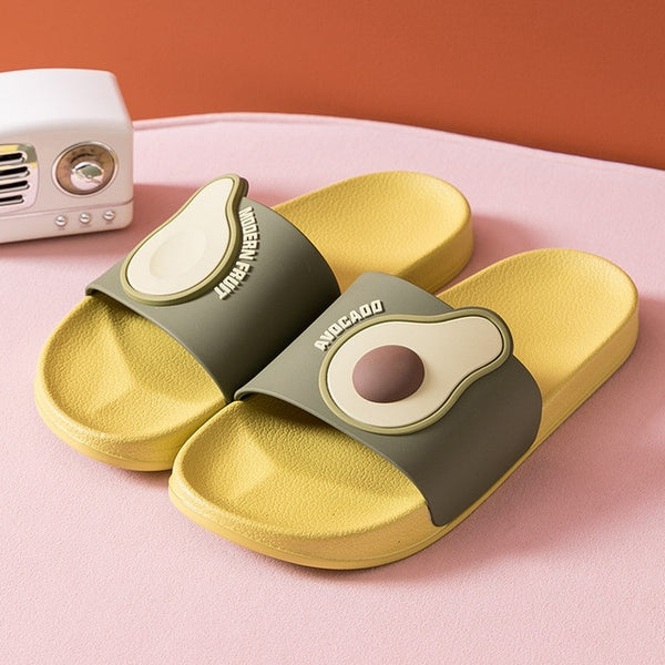 Womens Avocado Slipper Slide Sandals - avocado-plush-store