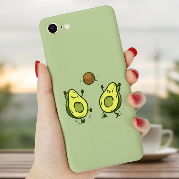 iphone kawaii Avocado Phone Case - avocado-plush-store